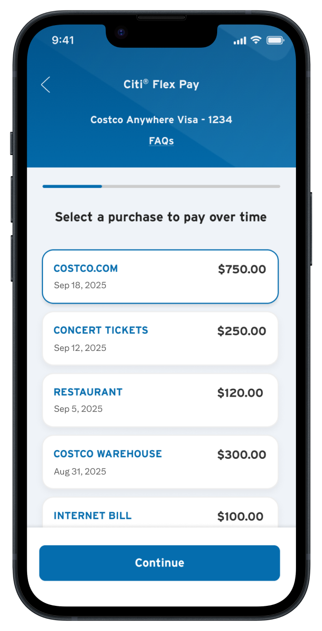 Citi Flex Pay with Costco | Citi.com