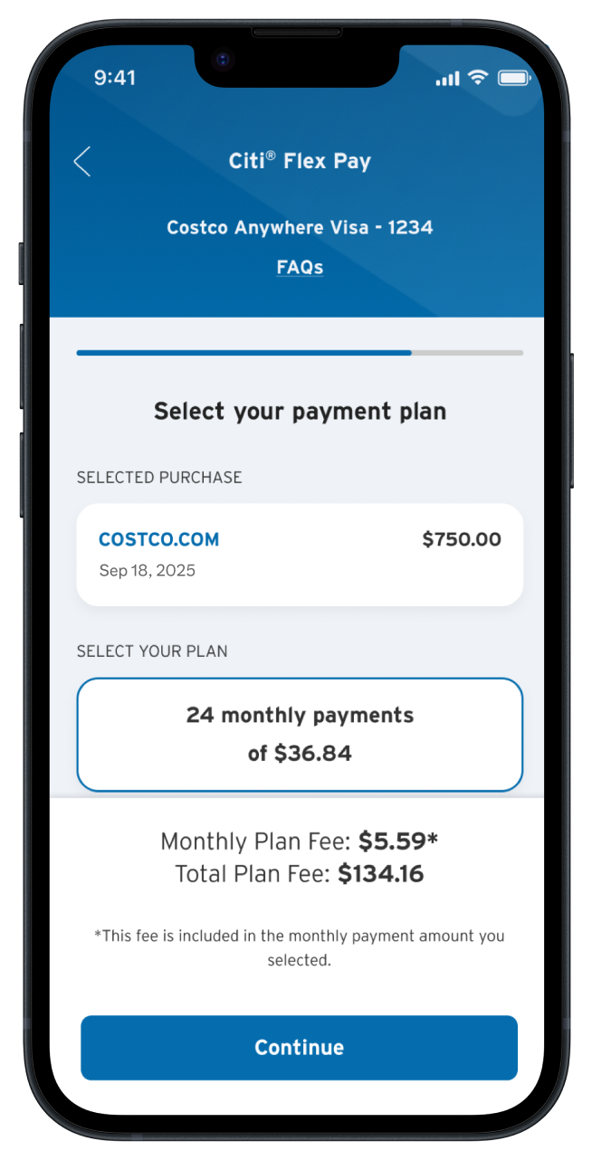 Citi Flex Pay with Costco | Citi.com