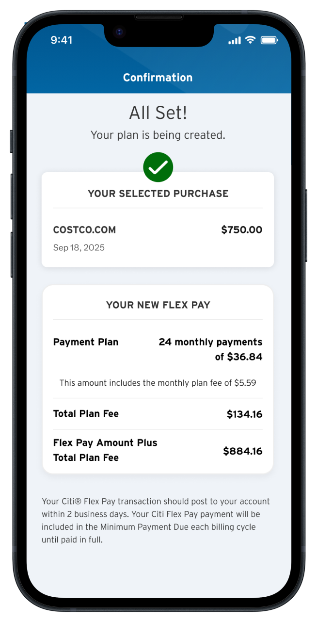 Citi Flex Pay with Costco | Citi.com